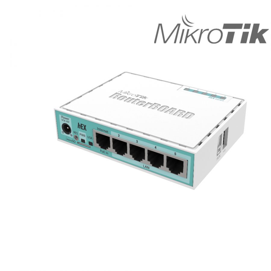 روتر میکروتیک MikroTik RouterBOARD hEX - RB750Gr3 - فروشگاه منتخب صنعت پارس